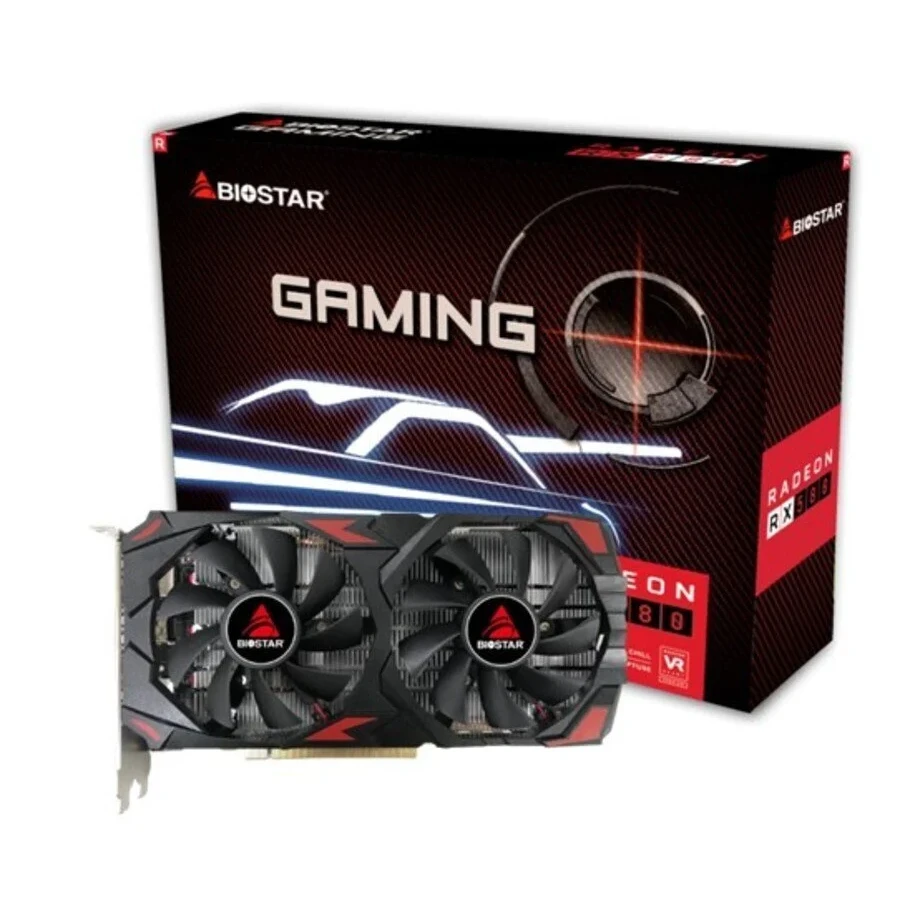 Pirkt Videokarte BIOSTAR Radeon RX 580 8GB GDDR5 (VA5815TQ82) interneta ...